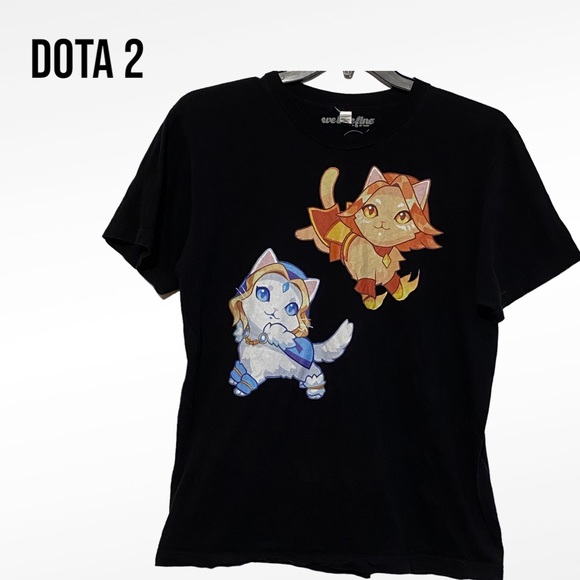 Valve | Shirts | Dota 2 Shirt Large Crystal Meowdan And Felina The ...